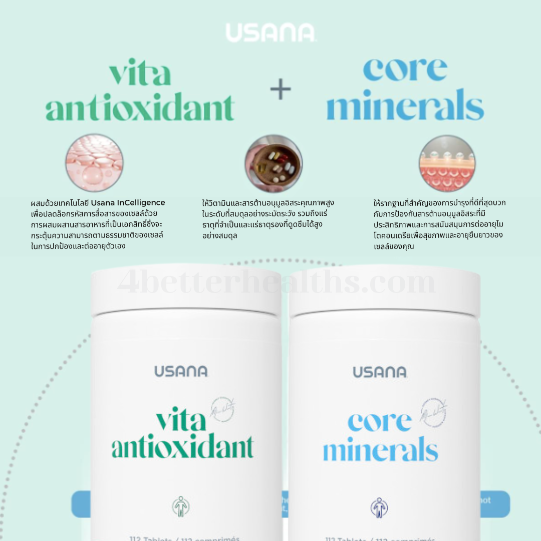 ยูซานา (USANA Products) - ผลิตภัณฑ์เสริมอาหารระดับโลก